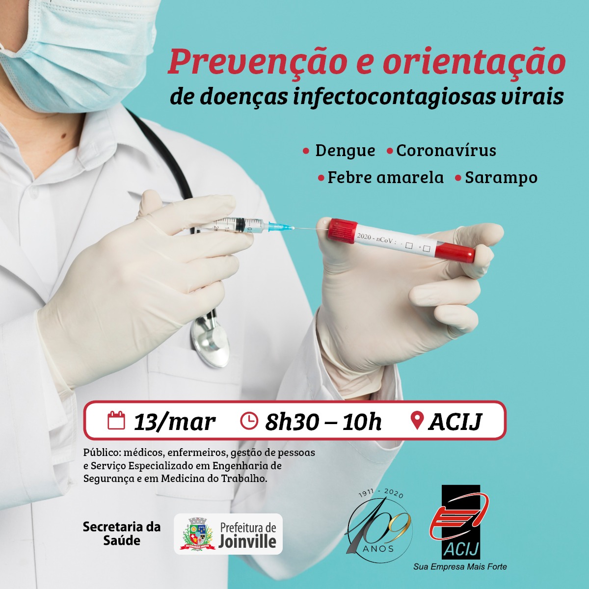 Prevenção e Orientação de Doenças Infecto Contagiosas Virais | ACIJ